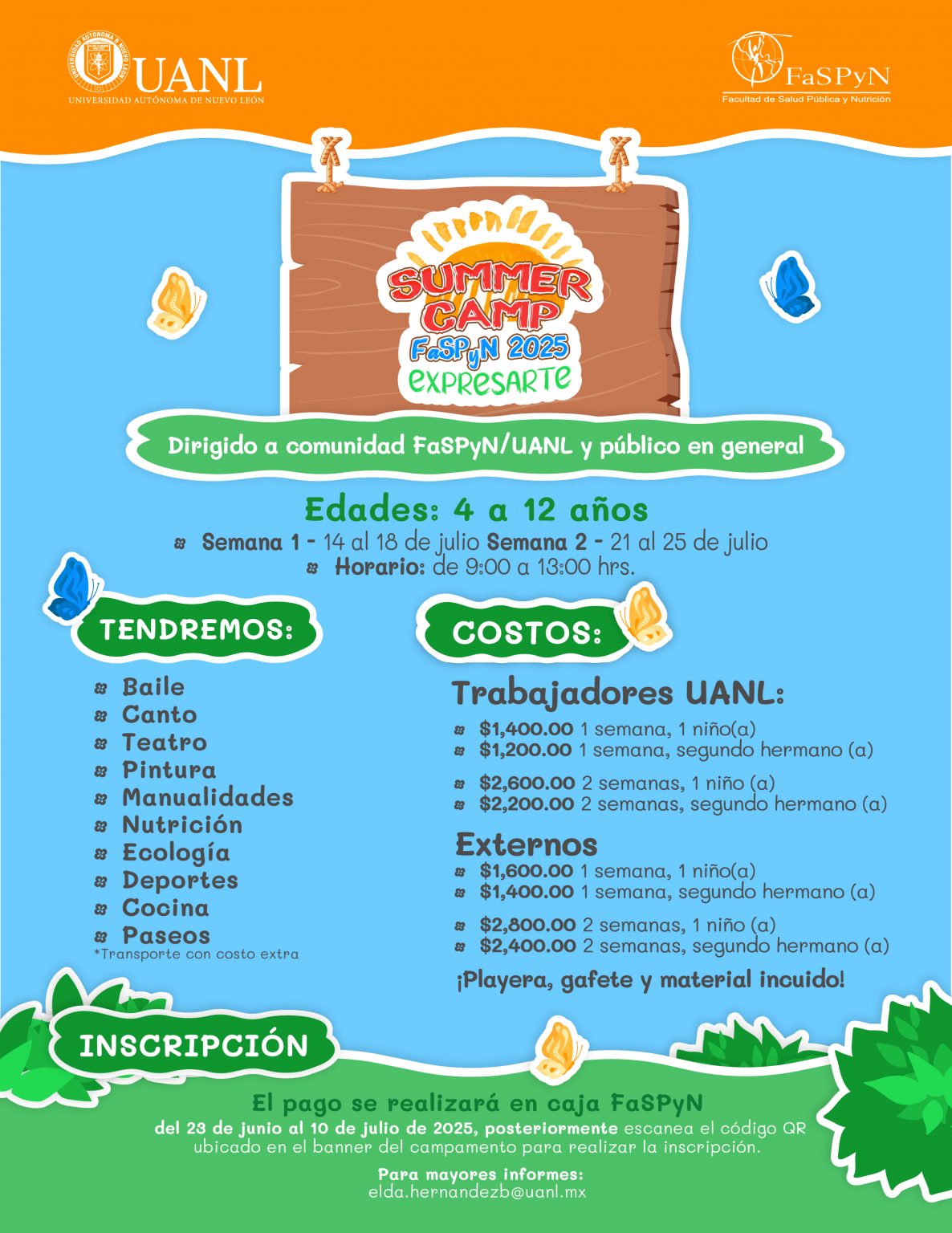 Summer Camp FaSPyN 2025 “Expresarte” - Facultad de Salud Pública y ...